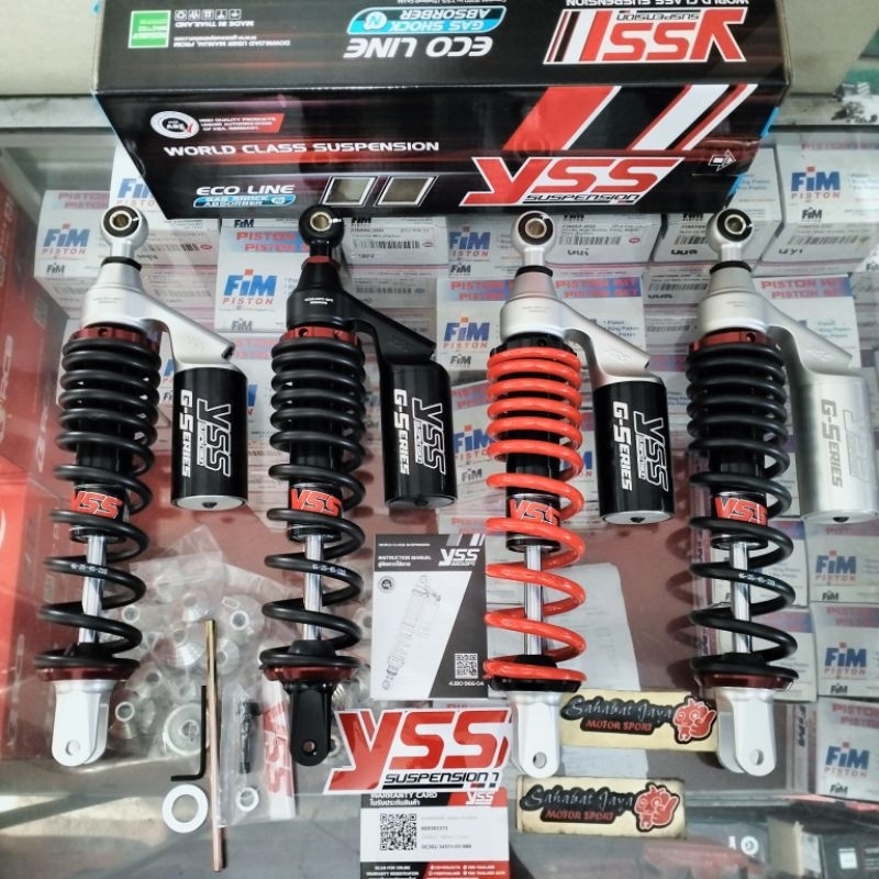 Jual Shock Tabung Yss G-SERIES G-PLUS STYLO 160 345MM | Shopee Indonesia