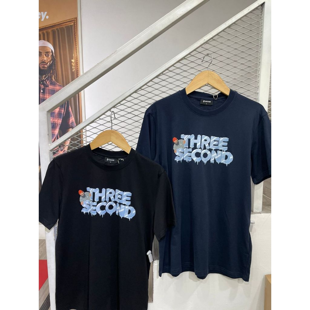 Jual KAOS 3 SECOND REGULER FIT BAHAN CATON 100% ORIGINAL | Shopee Indonesia