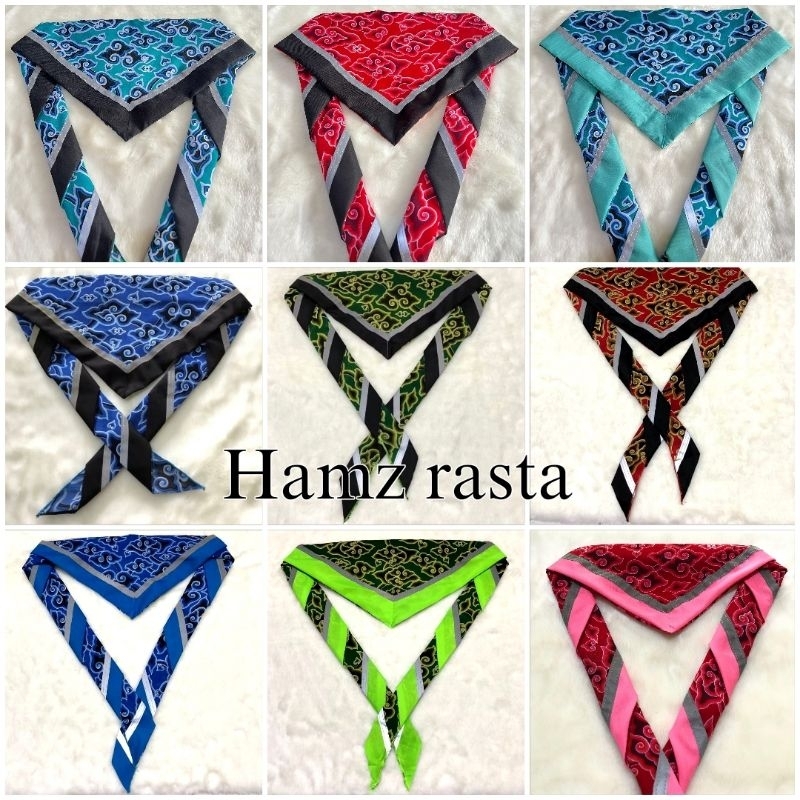 Jual Scraft Pramuka Batik Mega mendung/tapi pengikat Pramuka/tali ...