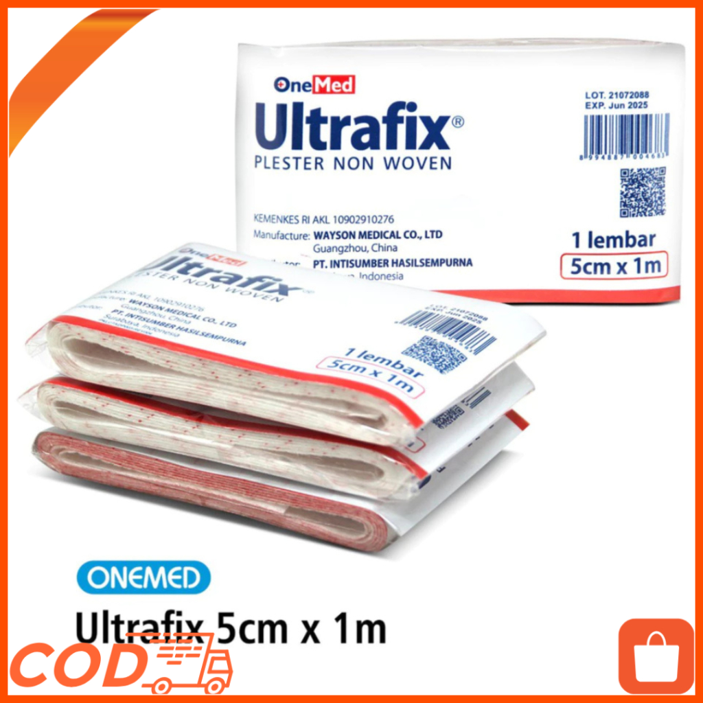 Jual Ultrafix Plester Luka Onemed Ukuran 5cm x 1m, Ultrafix Penutup ...