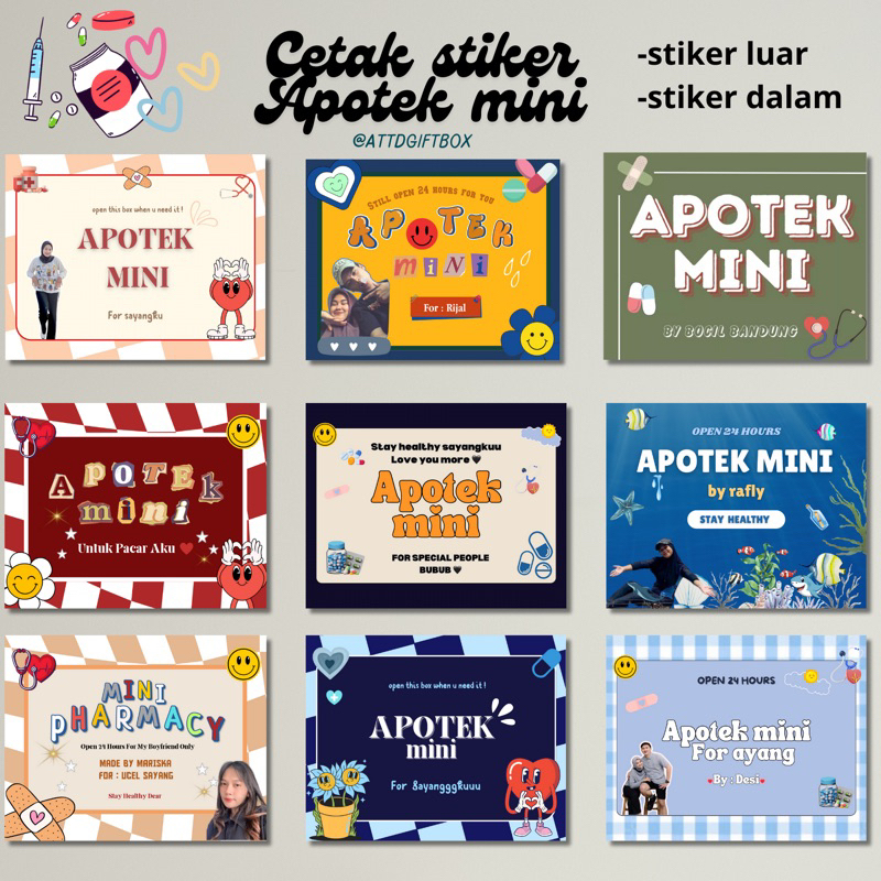 Jual Cetak Stiker Apotek Mini - Stiker Bahan Glosy - Stiker Luar ...