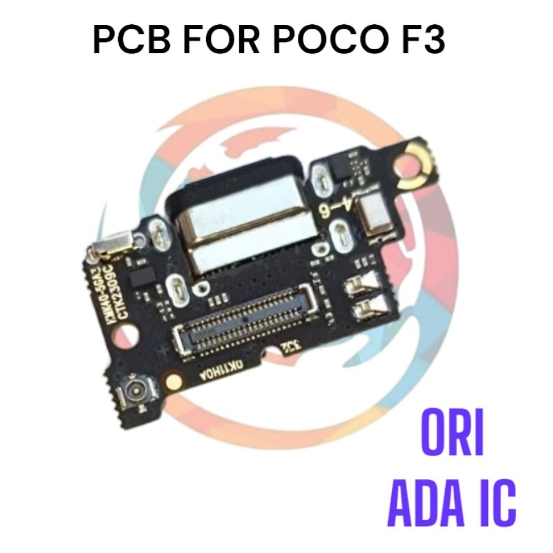 Jual Papan Cas Xiaomi Poco F3 Pcb Board + Mic Konektor Charger Original ...