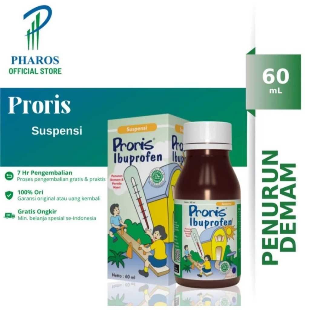 Jual Proris Sirup 60ml Rasa Jeruk | Shopee Indonesia