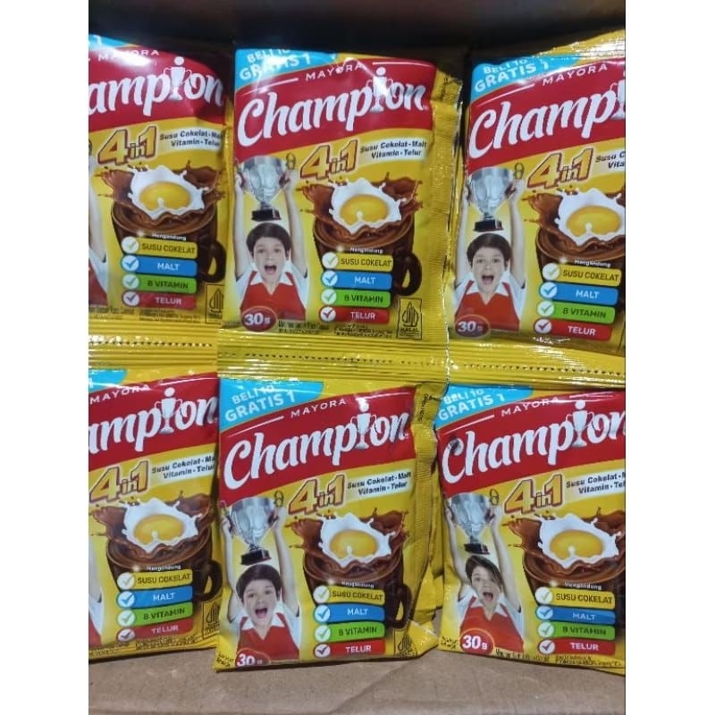 Jual Energen champion susu coklat 1 renceng isi 10 +1 | Shopee Indonesia