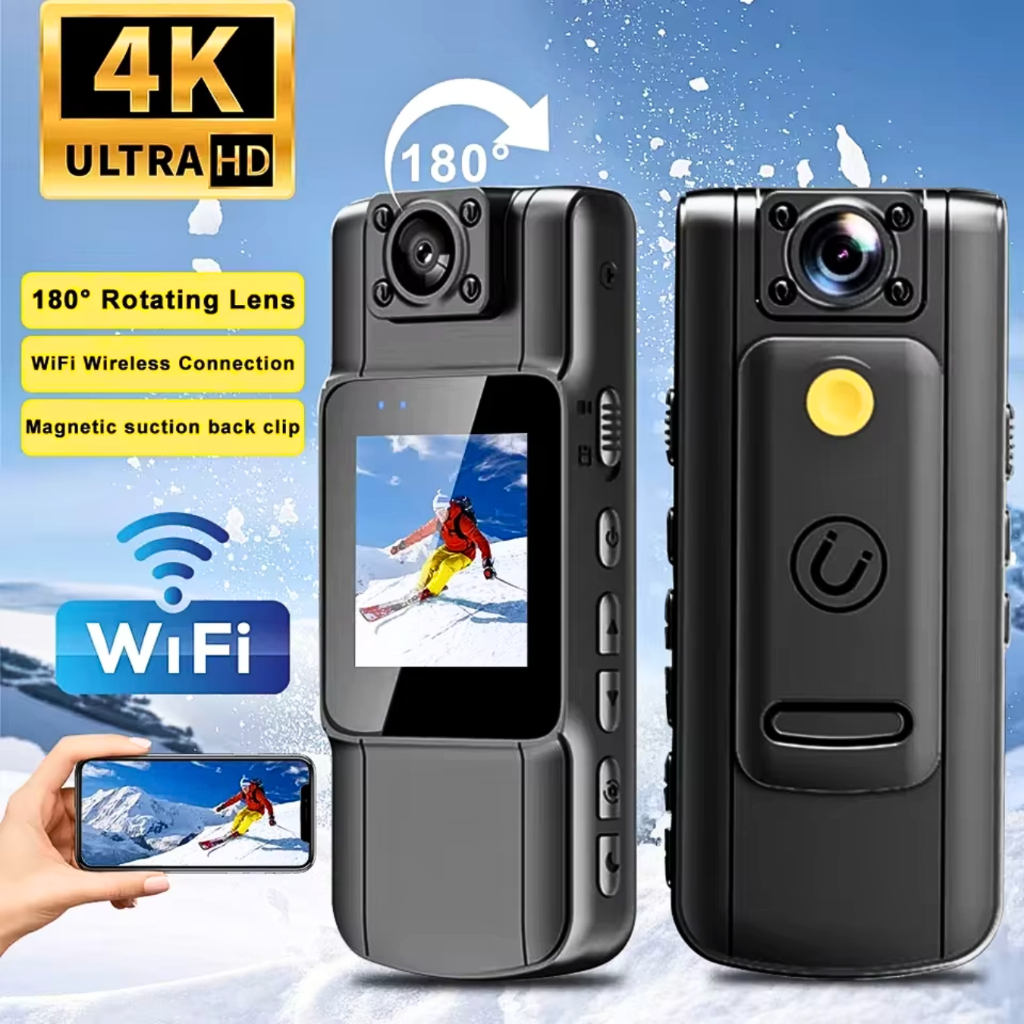 Jual MALL JOZUZE L11 Body Cam 4K WiFi Mini Kamera Camera Full HD ...