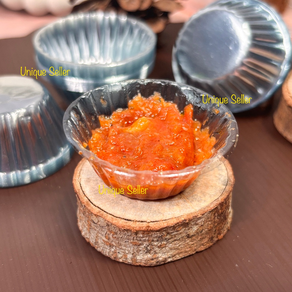 Jual [Isi100] Mika Tray Sambal Saos Kecap Besar 7 cm / Mika Puding ...