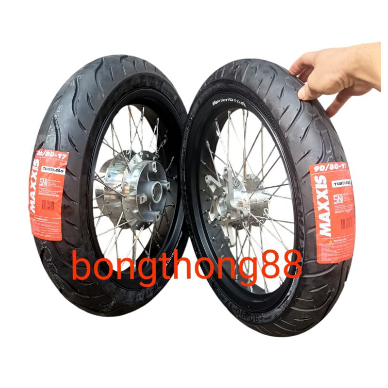 Jual Paketan Velg Tapak lebar ring 17 250x300 Ban Maxxis Supra X 125 ...