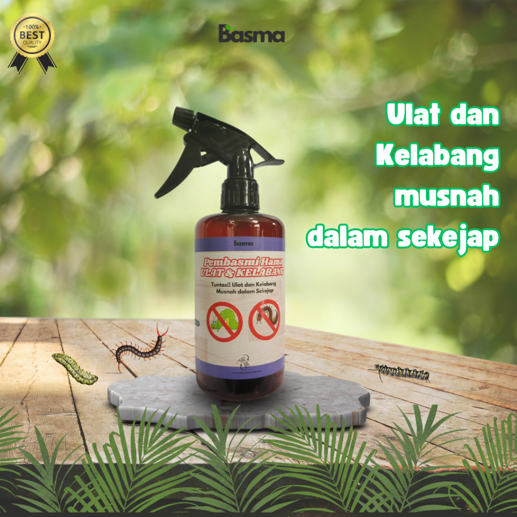 Jual Basma Pembasmi Hama Anti Ulat Bulu Kaki Seribu Kelabang Cairan ...