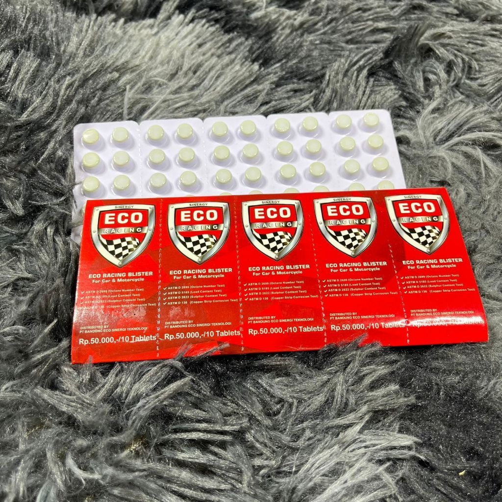 Jual ECO RACING MOTOR ORIGINAL 1 BLISTER ISI 50 PIL LULUS UJI EMISI ...