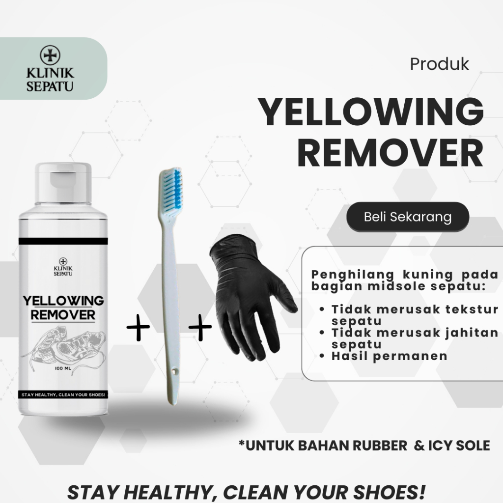 Jual Unyellowing Remover Penghilang Noda Kuning pada Sepatu by Klinik ...