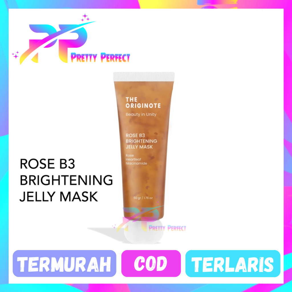 Jual The Originote Rose B3 Brightening Jelly Mask | Shopee Indonesia