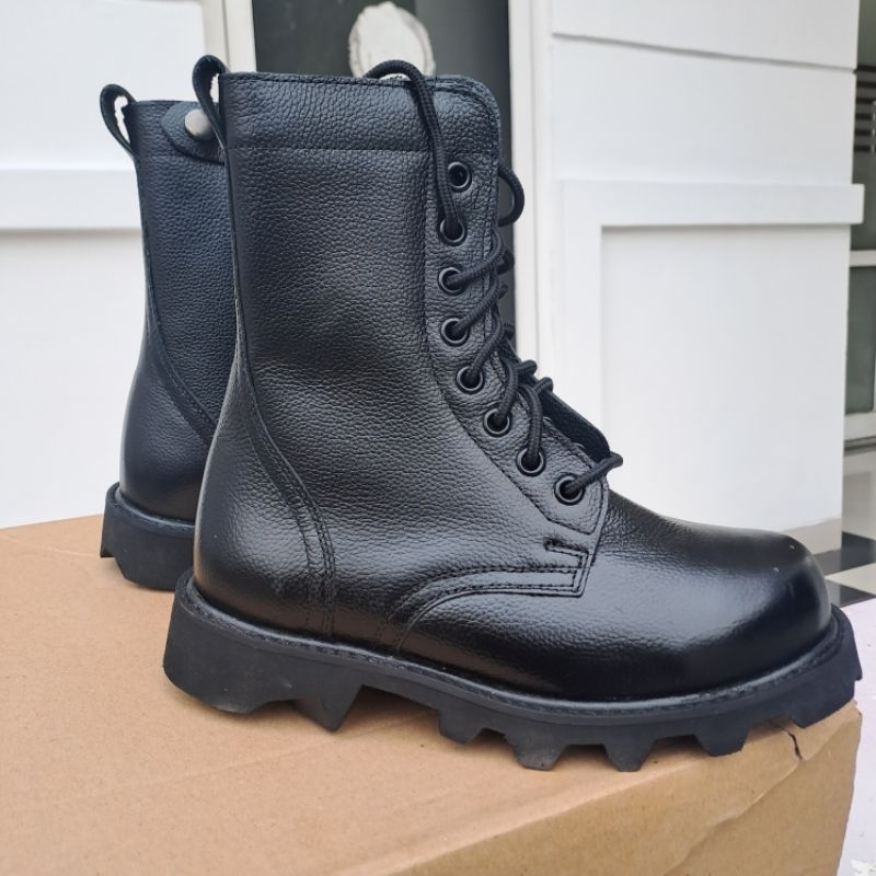 Jual Sepatu PDL Merk TRAV kulit jeruk tapak Radial Jatah Kemhan ...