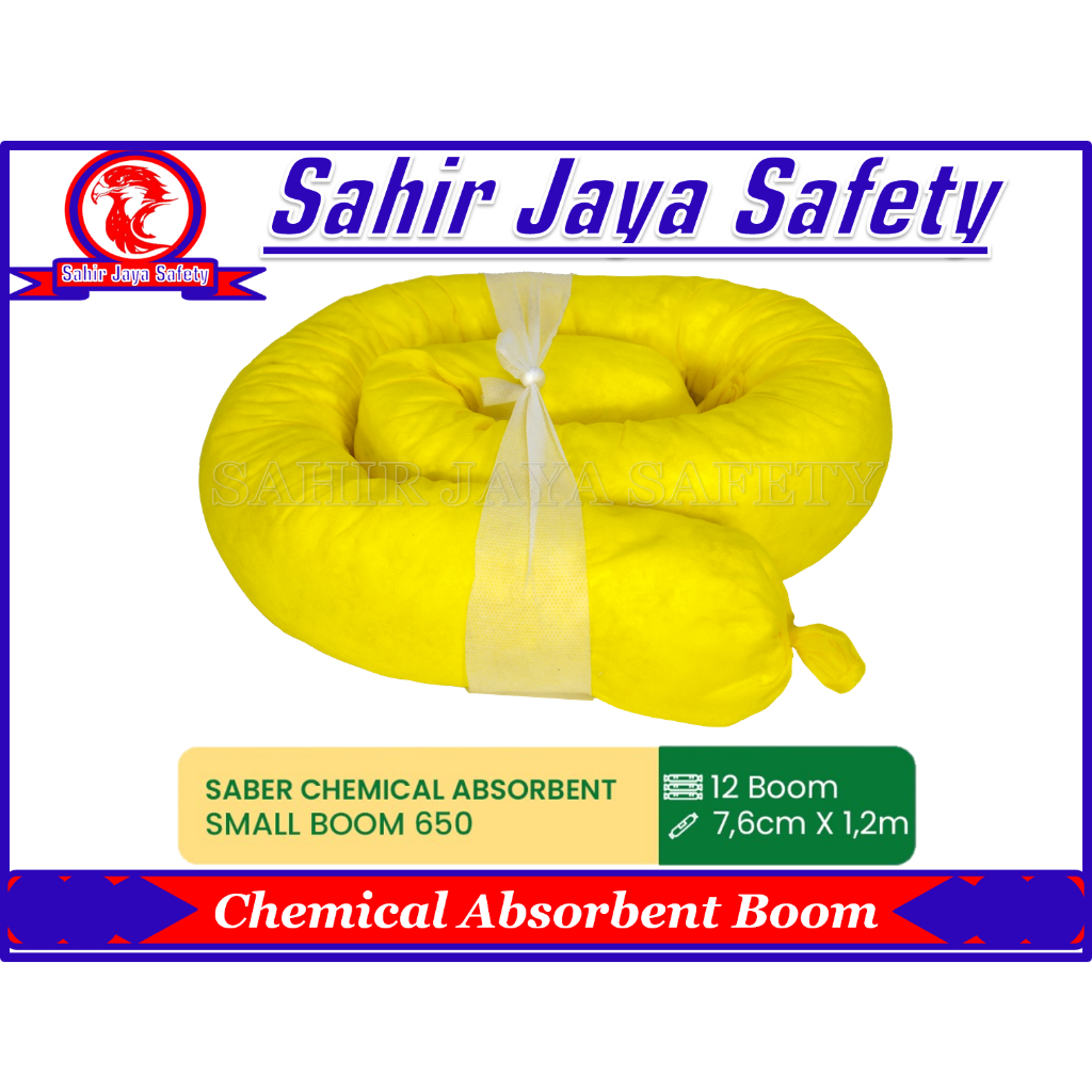 Jual SABER Chemical Absorbent Small Boom 650 Chemical boom 7.6cm x 1.2m ...