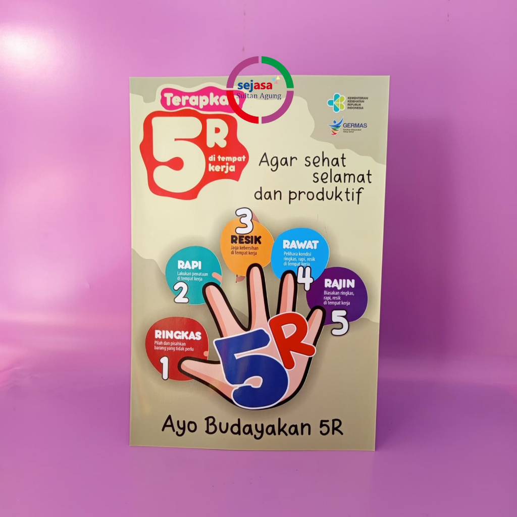 Jual Poster Terapkan 5R | Poster Budayakan 5 R | Poster Kesehatan ...