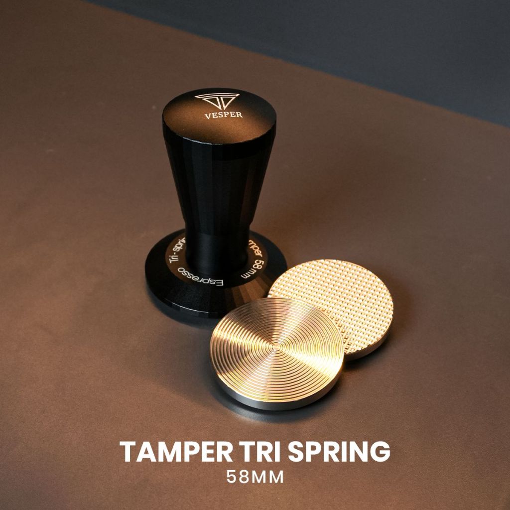Jual Vesper coffee click tamper tri springs espresso / alat tamping ...