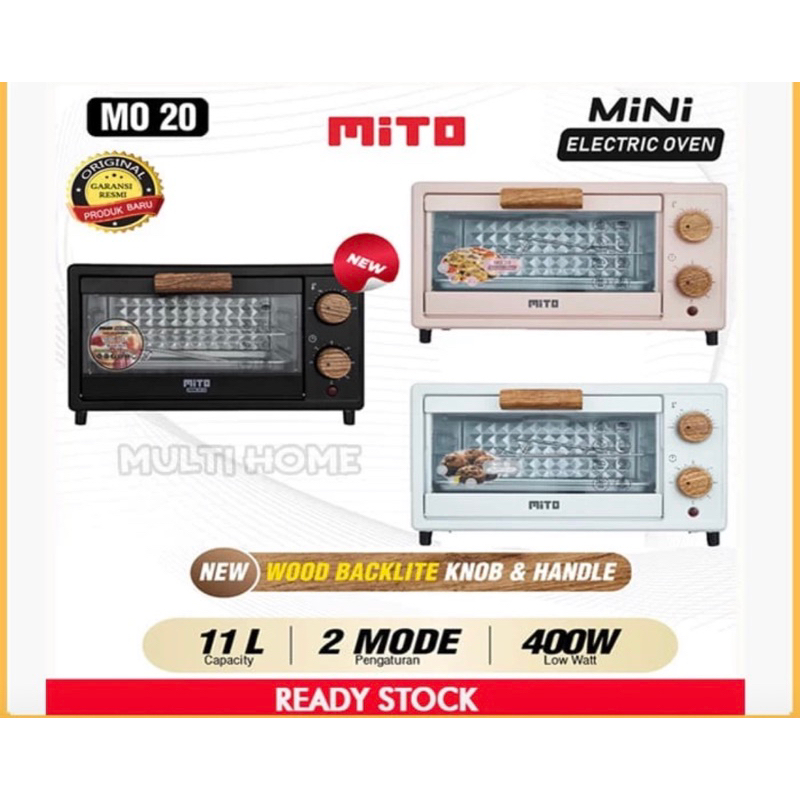 Jual Mito Electric Oven MO 20 Oven Listrik Mini MO20 / MO20 Kapasitas 11 Lt / Oven Mito MO 20 ...