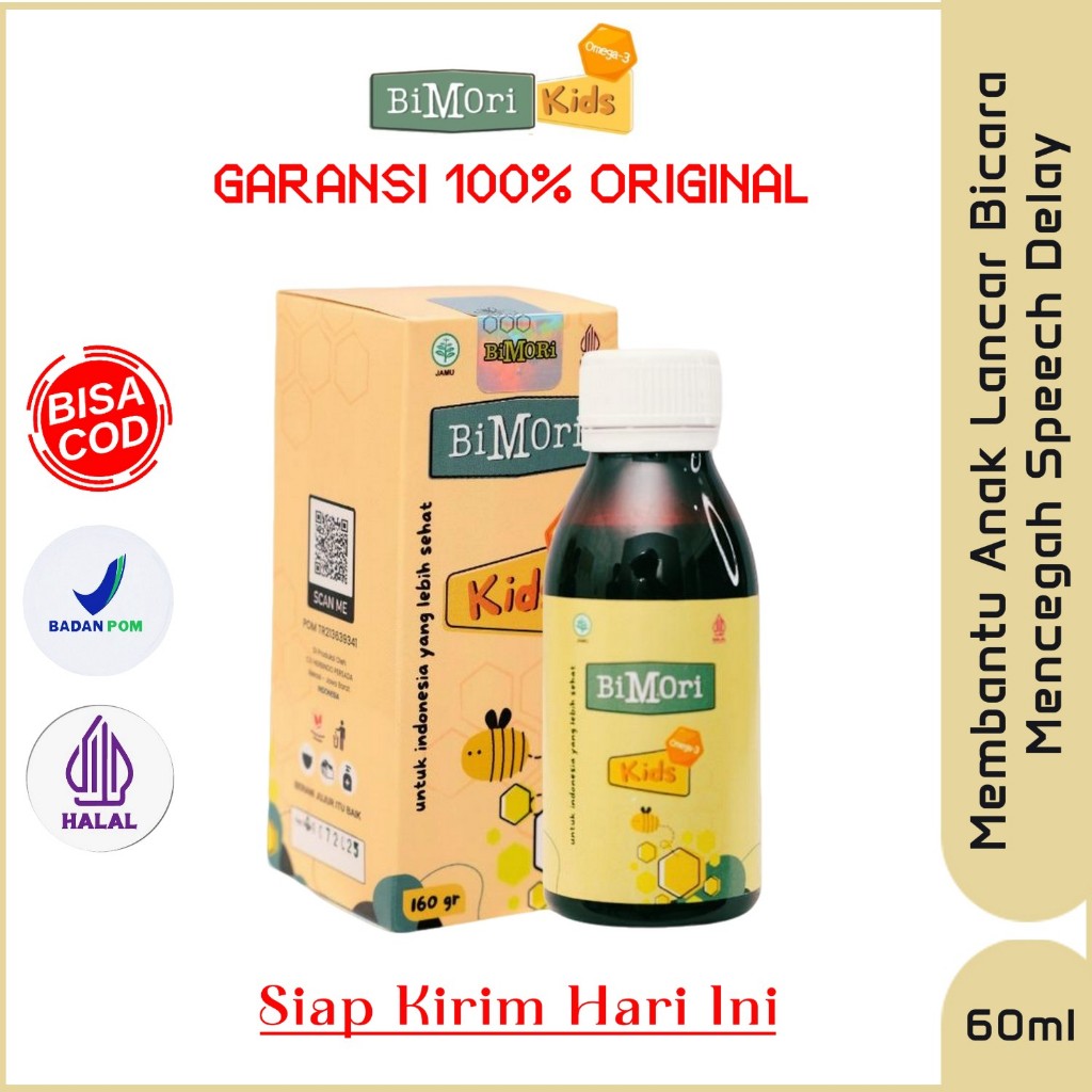 Jual Bimori Kids Original Vitamin Otak Anak Pintar Cerdas Suplemen ...