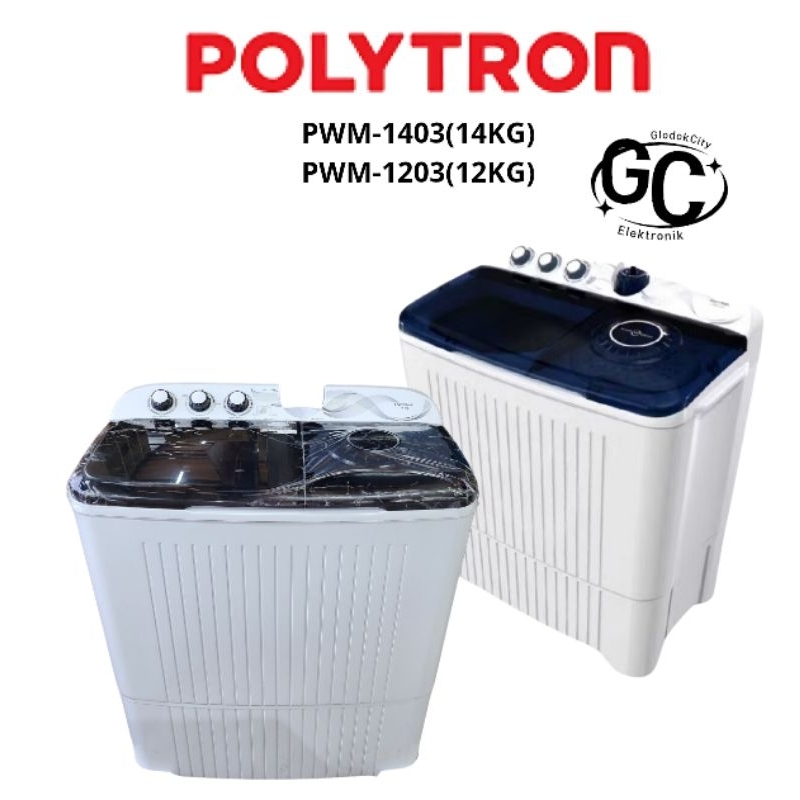 Jual MESIN CUCI POLYTRON 2 TABUNB PWM-1403 (14KG), PWM-1203 (1203 ...