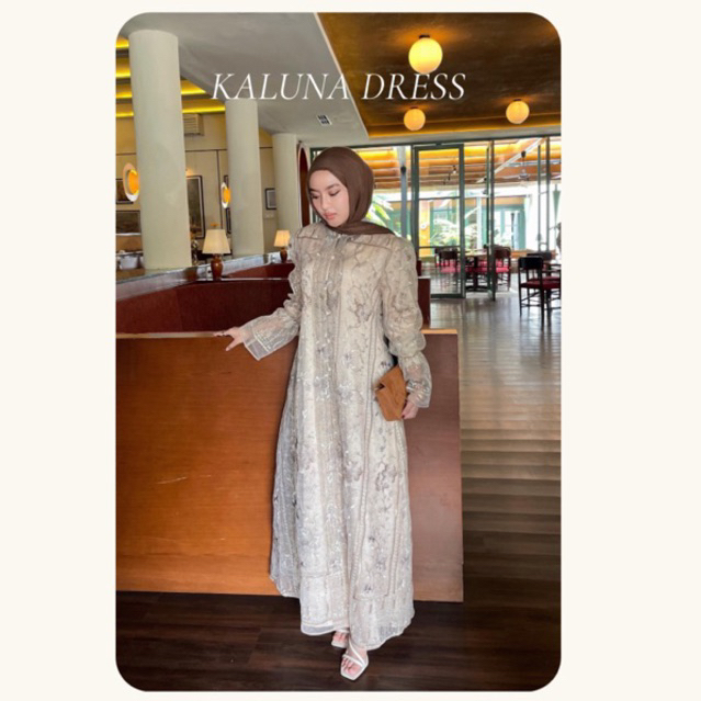 Jual Kaluna dress ( ELÉANOR | NafLabel ) Full Lace | Shopee Indonesia