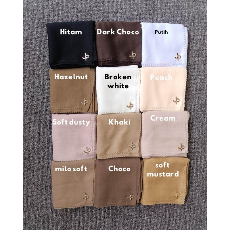Jual JOURNEY SCARVES POLOS LASERCUT PIN JP FREE PAPERBAG JP & POUCH KW ...