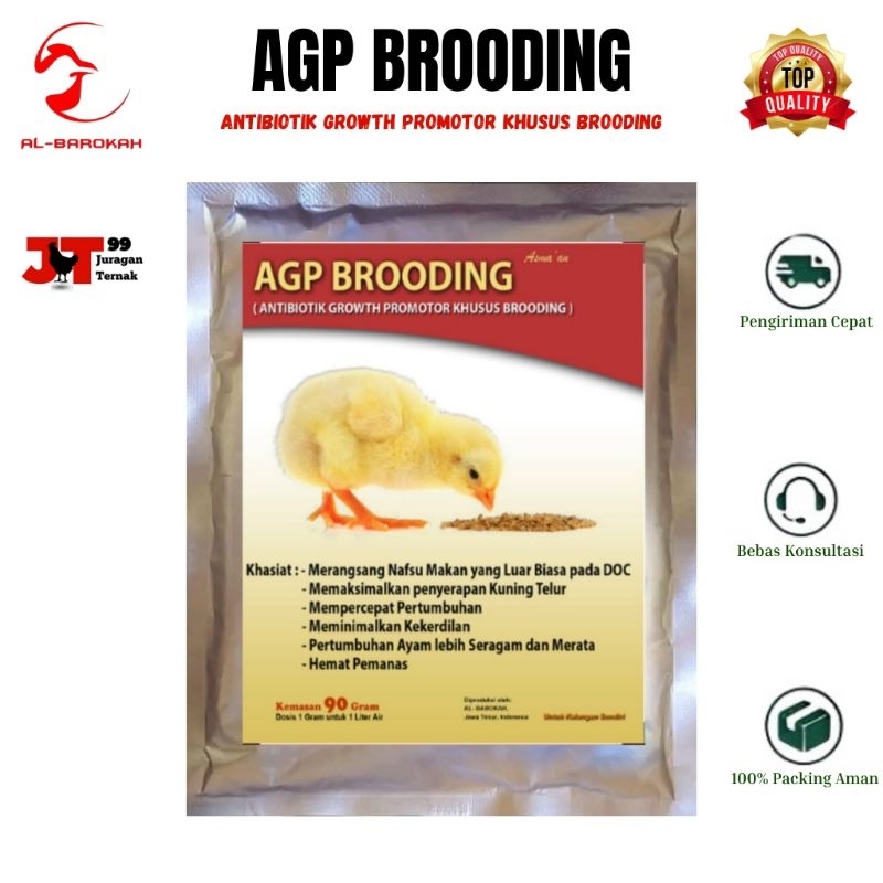 Jual AGP BROODING - PROMOTOR FASE BROODING - PEMANAS DALAM TUBUH -SUPLEMEN, VITAMIN, OBAT ...
