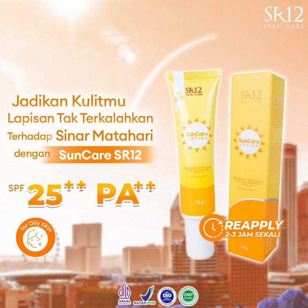 Jual Suncare SR12 Sun Protection SPF 25++ / Sunblock SPF 25 ...