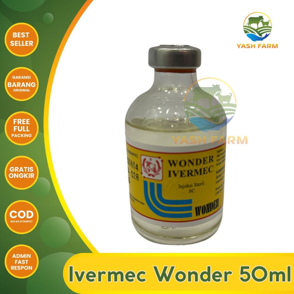 Jual WONDER IVERMEC 50 ML OBAT KURAP HEWAN ( PENYAKIT KULIT) | Shopee Indonesia