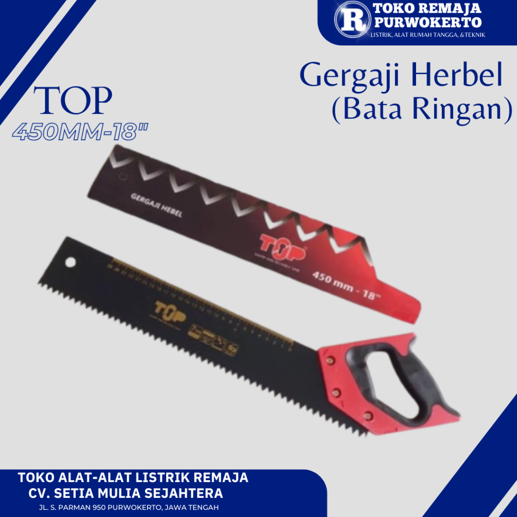 Jual Gergaji Gorok Bata Ringan Hebel Top 18 Inch | Shopee Indonesia