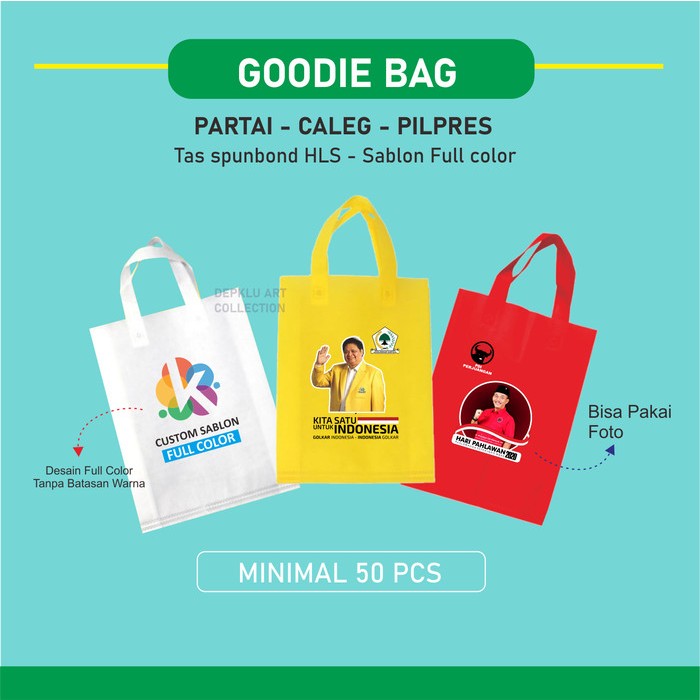 Jual Tas Spunbond Custom Sablon Full Color - Goodie bag Printing | Shopee Indonesia