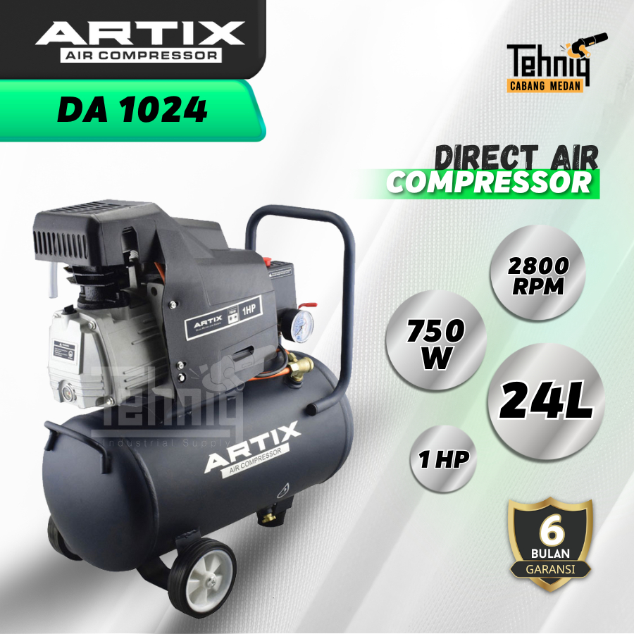 Jual Mesin Kompresor Angin Listrik ARTIX DA 10-24 Direct Compressor 1 ...