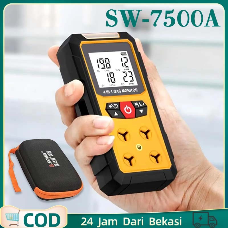 Jual Combustible Gas Sensor Sndway Gas Detector Gas Analyzer Gas Detector 4 In 1 Pendeteksi Gas ...