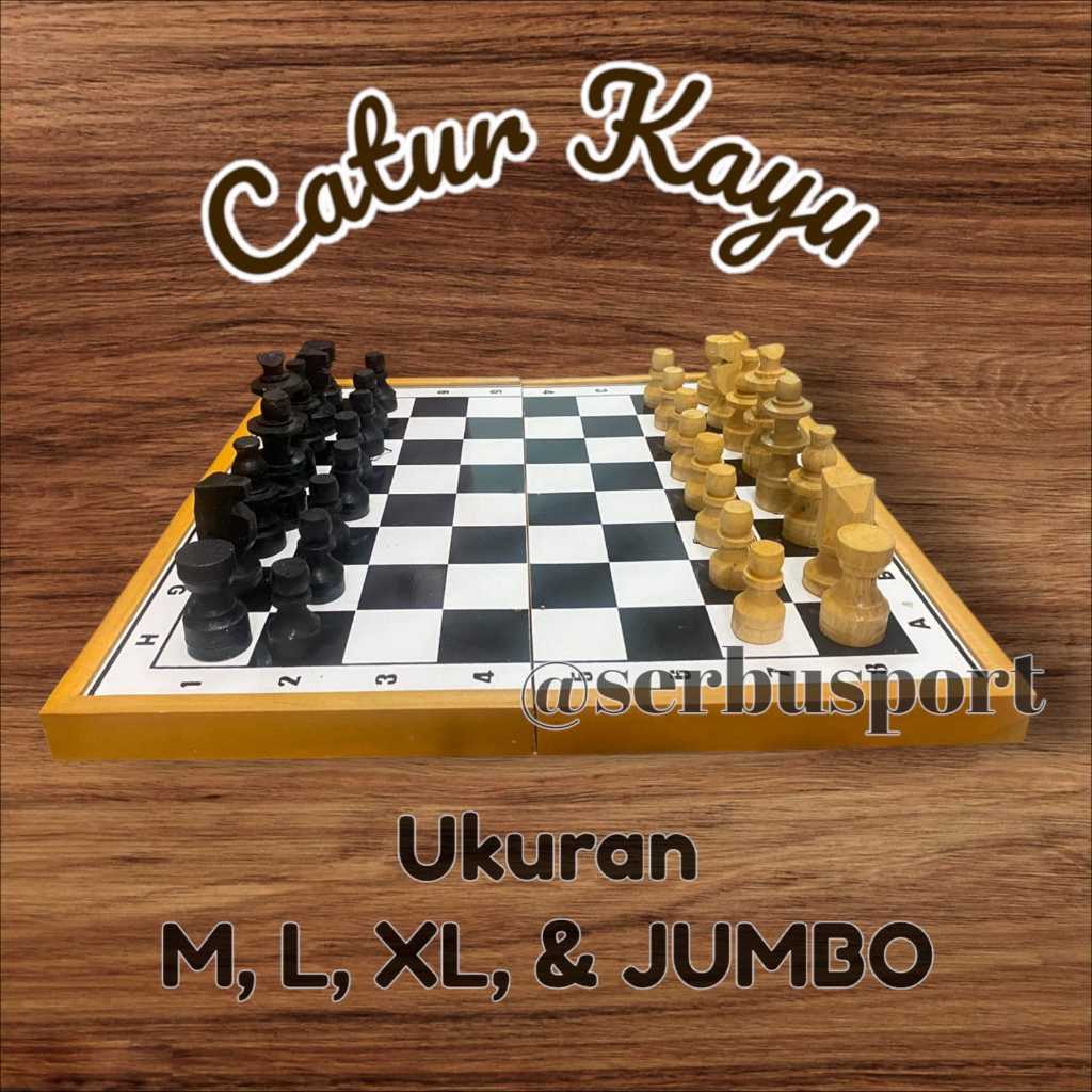 Jual Catur Kayu Papan Catur Chess Board Game | Shopee Indonesia