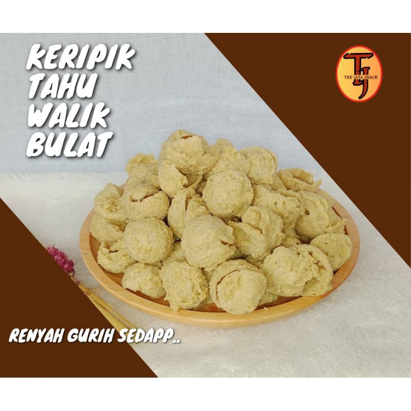 Jual Keripik Tahu Walik/Tahu bulat crispy 200g gurih renyahh | Shopee Indonesia