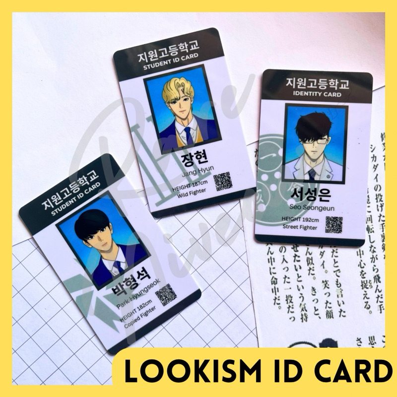 Jual Lookism Student ID card vers. webtoo n manhwa Seo Park Janghyun ...