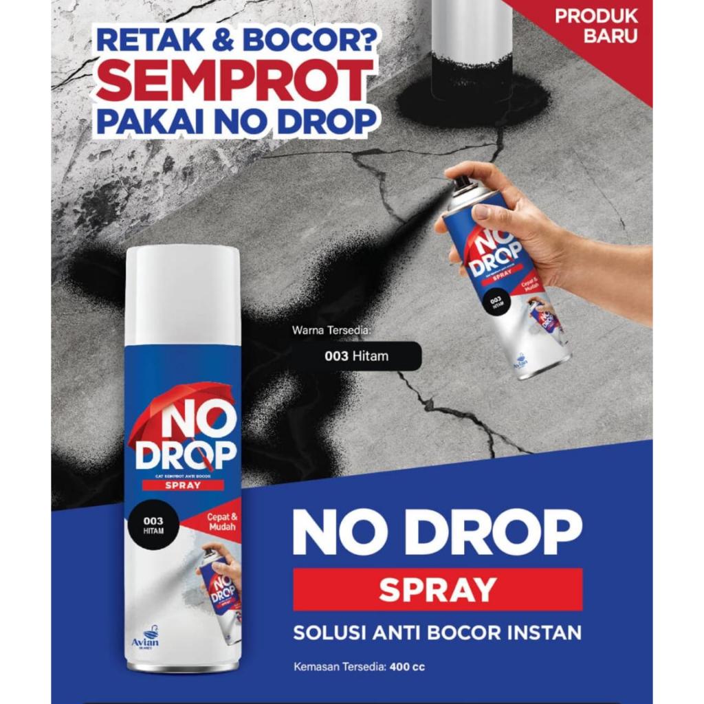 Jual NODROP SPRAY 400CC NO DROP ANTI BOCOR SEMPROT WATERPROOF SPRAY ...