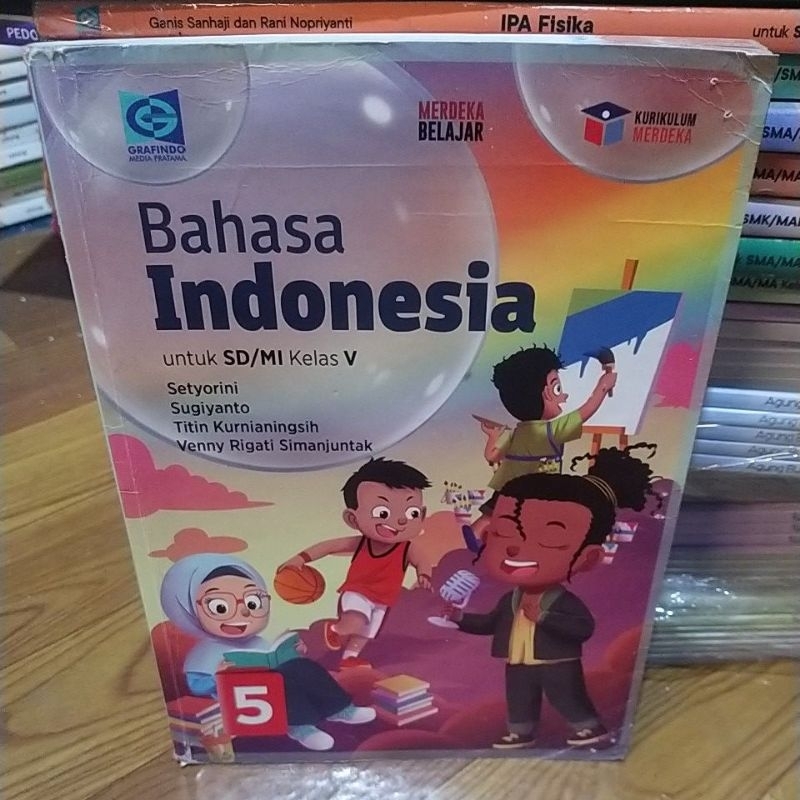 Jual BUKU BAHASA INDONESIA UNTUK SD/MI KELAS 5/V KURIKULUM MERDEKA GRAFINDO MEDIA PRATAMA ...