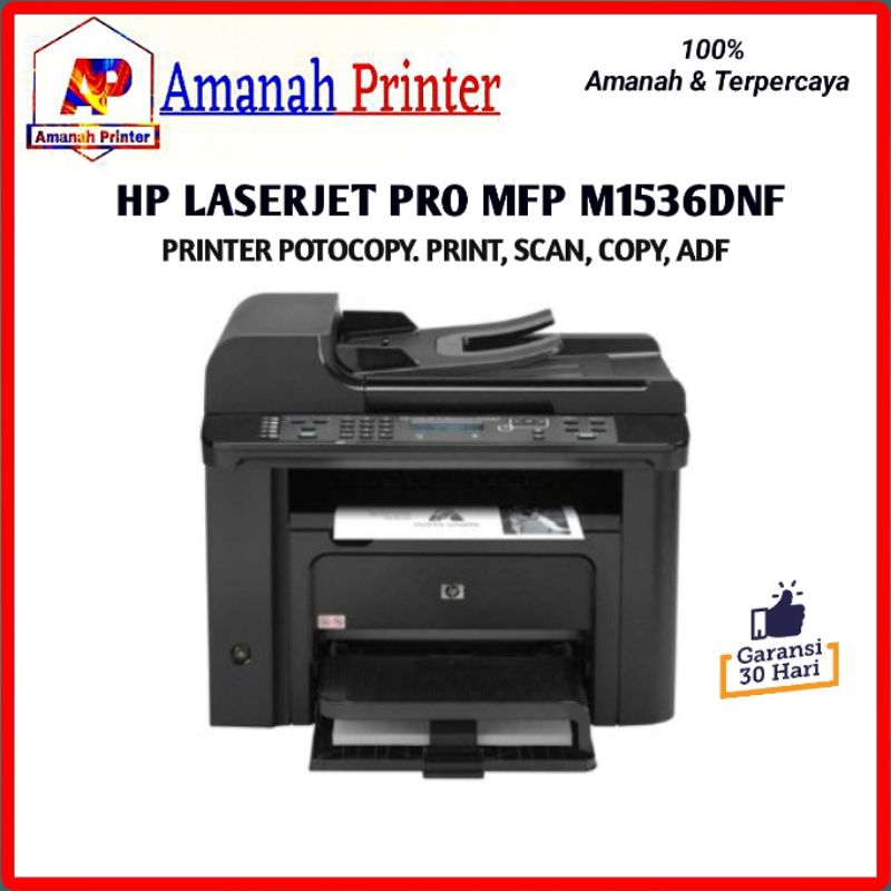 Jual Printer Hp Laserjet Pro Mfp M1536dnf Duplex Printer Potocopy ...