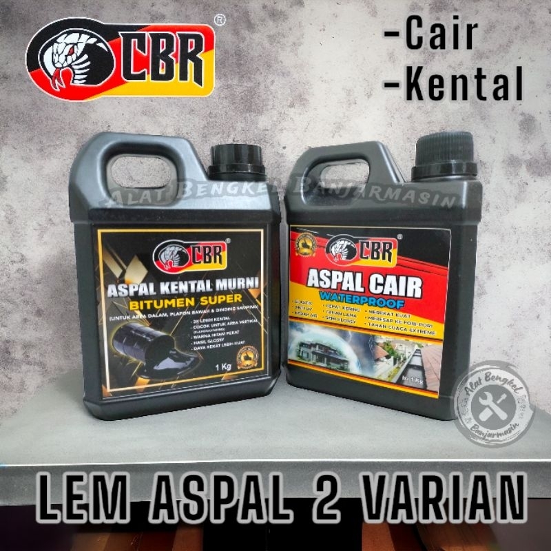 Jual LEM ASPAL KENTAL RRT 1KG VARIAN ||LEM ASPAL "CBR" KENTAL / CAIR 1 ...