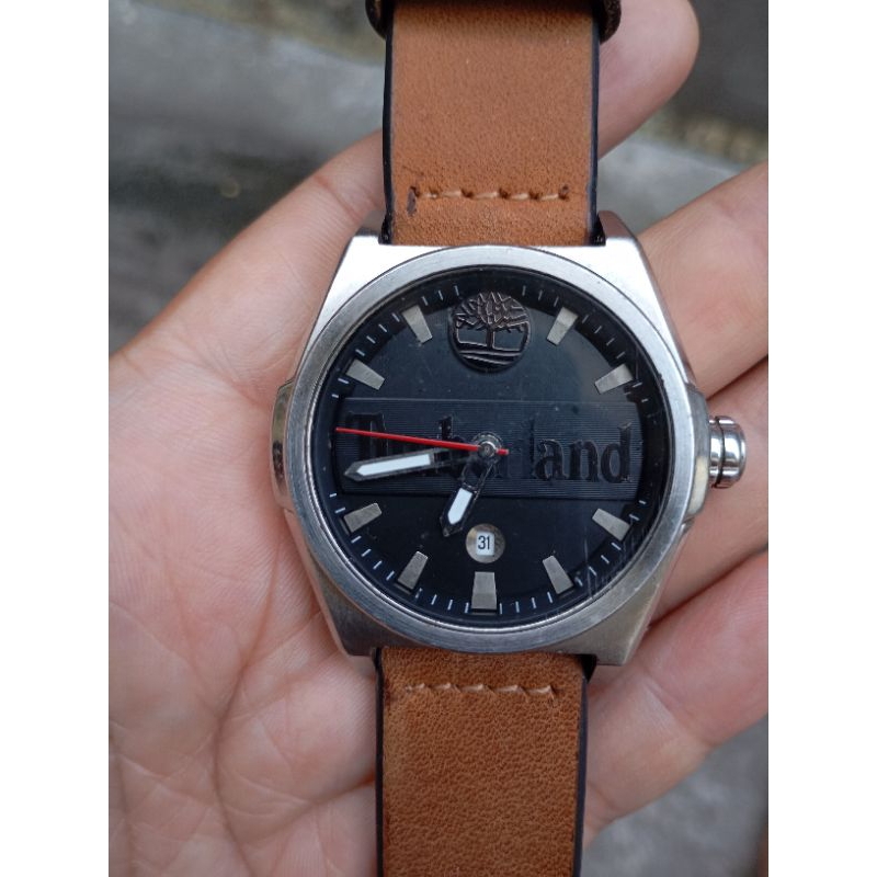 Jual jam tangan Timberland quartz keren second bekas original | Shopee ...