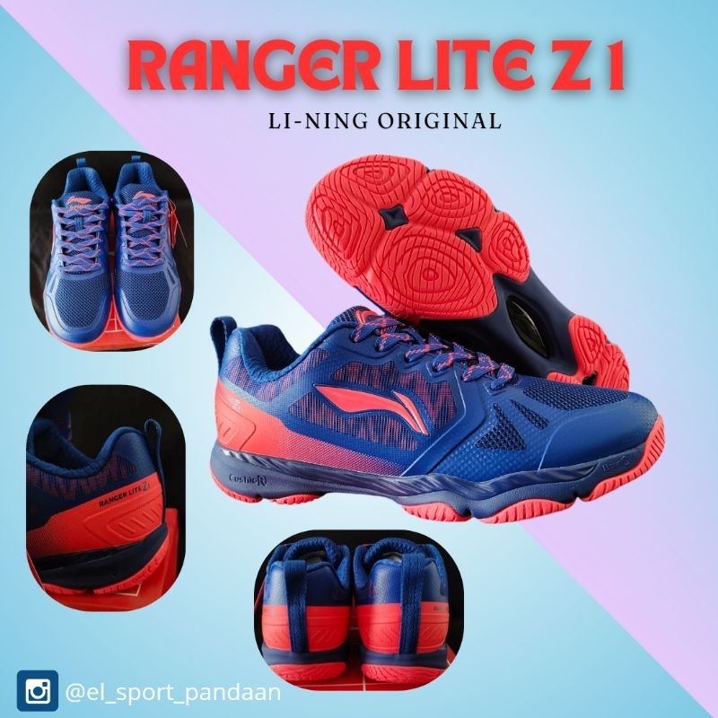 Jual SEPATU BADMINTON LI-NING RANGER LITE Z1 100% ORIGINAL PRODUK ...