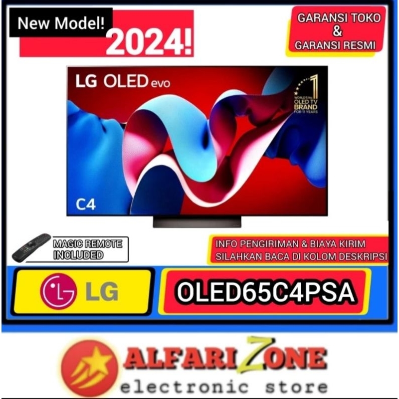 Jual LG OLED TV 65" 4K OLED65C4 Smart tv LG UHD 4K 65 inch OLED65C4PSA 65C4 PSA | Shopee Indonesia