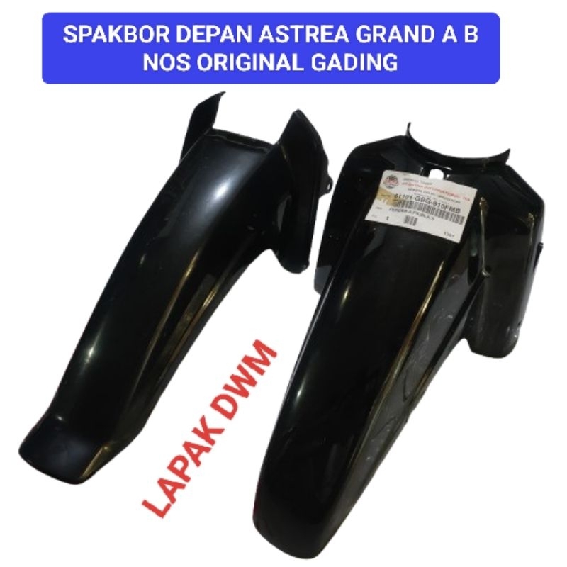 Jual SLEBOR SPAKBOR DEPAN ASTREA GRAND A DAN B HITAM NOS ORIGINAL ...
