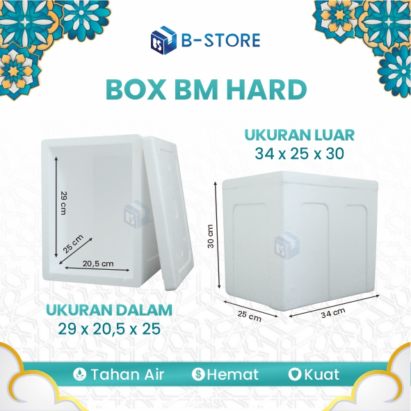 Jual Styrofoam Box / Box Gabus / Box Styrofoam BM HARD | Shopee Indonesia