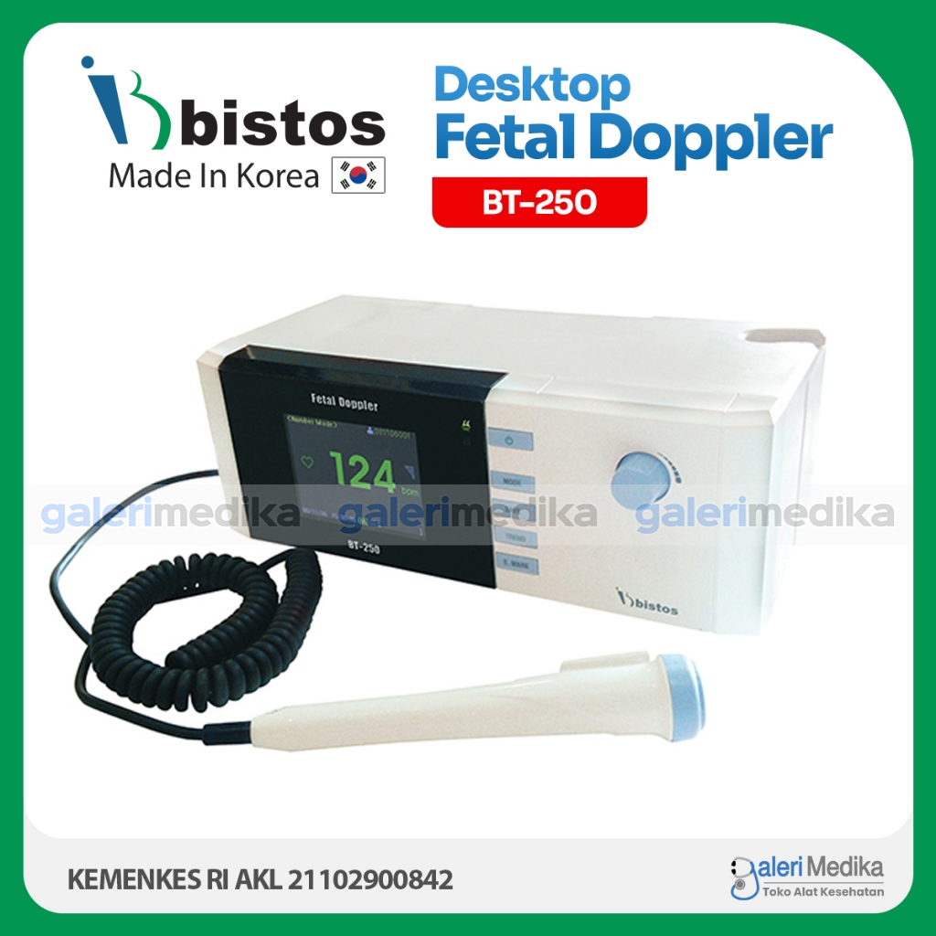 Jual Desktop Fetal Doppler Bistos BT-250 Alat Monitor Detak Jantung ...