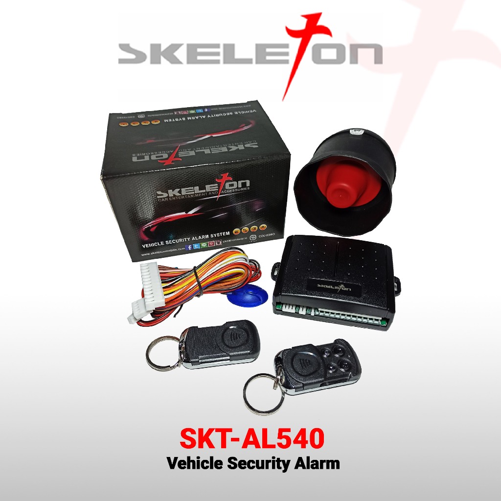 Jual Skeleton Alarm Mobil Universal Car Alarm System SKT-AL540 | Shopee ...