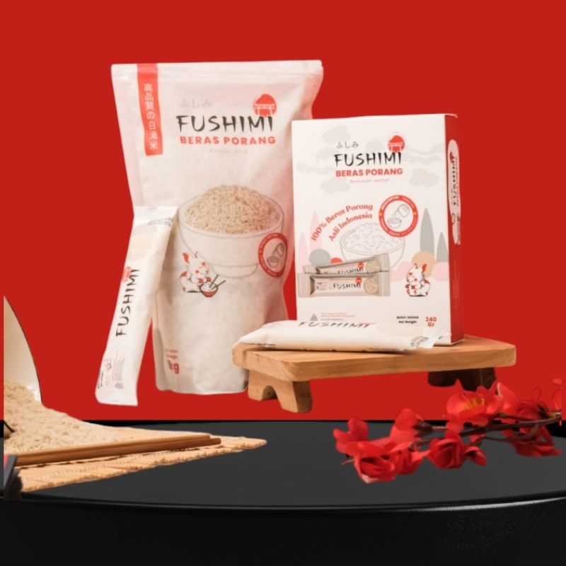 Jual beras porang premium fushimi konjac rice 1kg | Shopee Indonesia