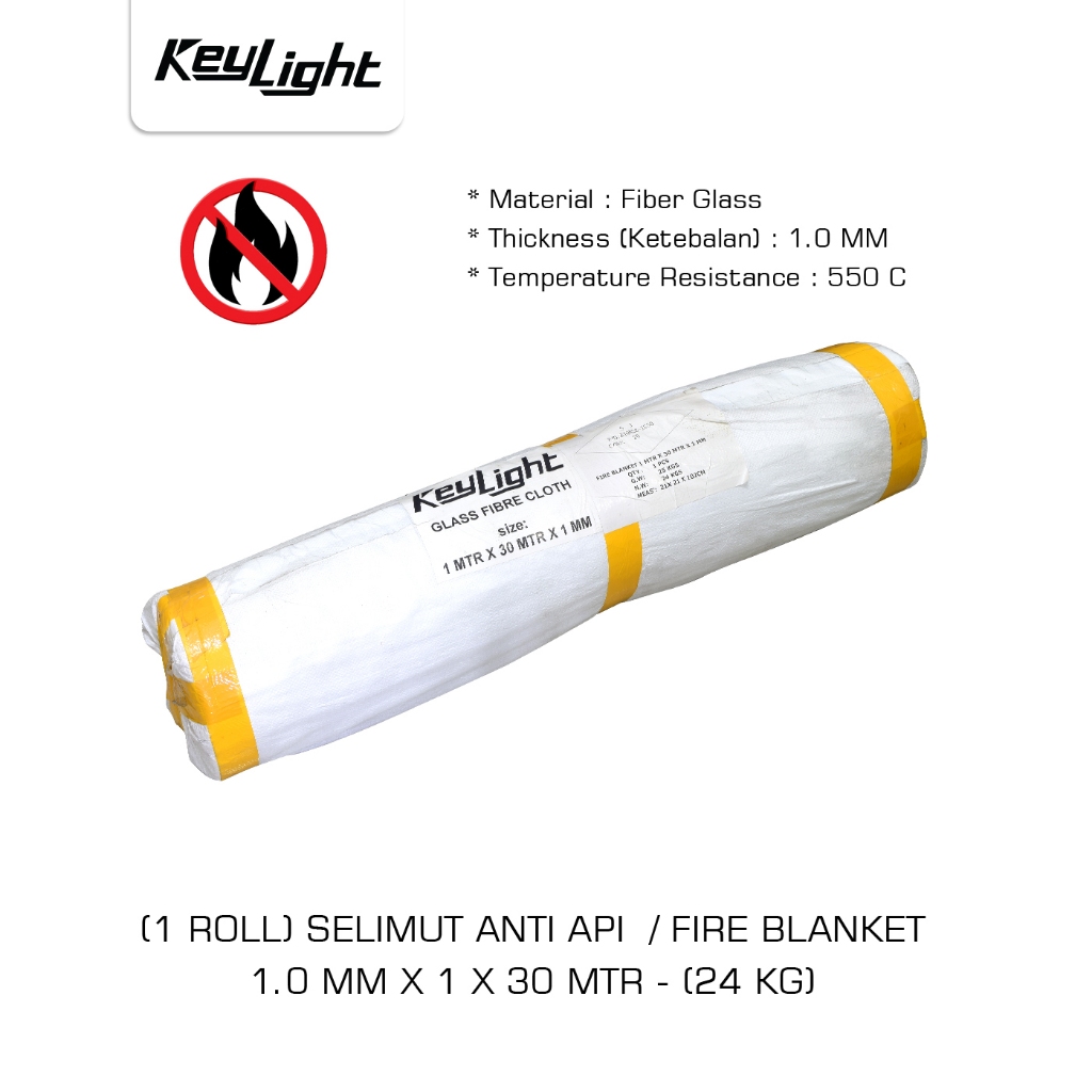 Jual Selimut Safety Pelindung / Pemadam Api / Fire Blanket "KEYLIGHT" 1 ...