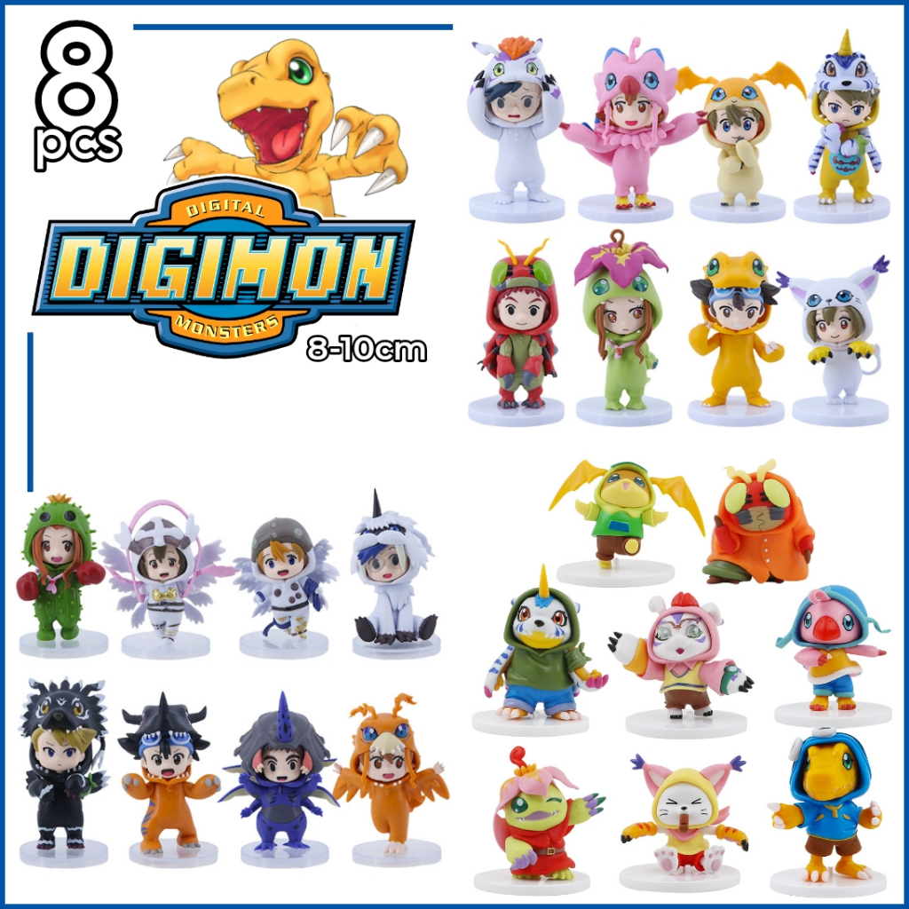 Jual Action Figure DIGIMON ADVENTURE set Cosplay Ver. - Miniatur Topper ...