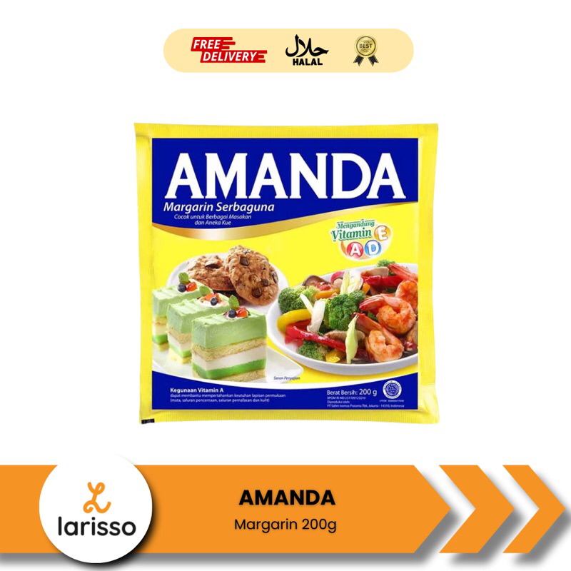 Jual Amanda Margarin Serbaguna Sachet 200gr | Shopee Indonesia