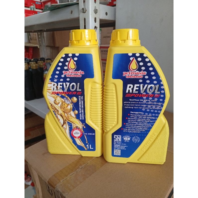 Jual OLI REVOL POWER 4T 1LITER / OLI PETROASIA REVOL POWER 1000ML ...